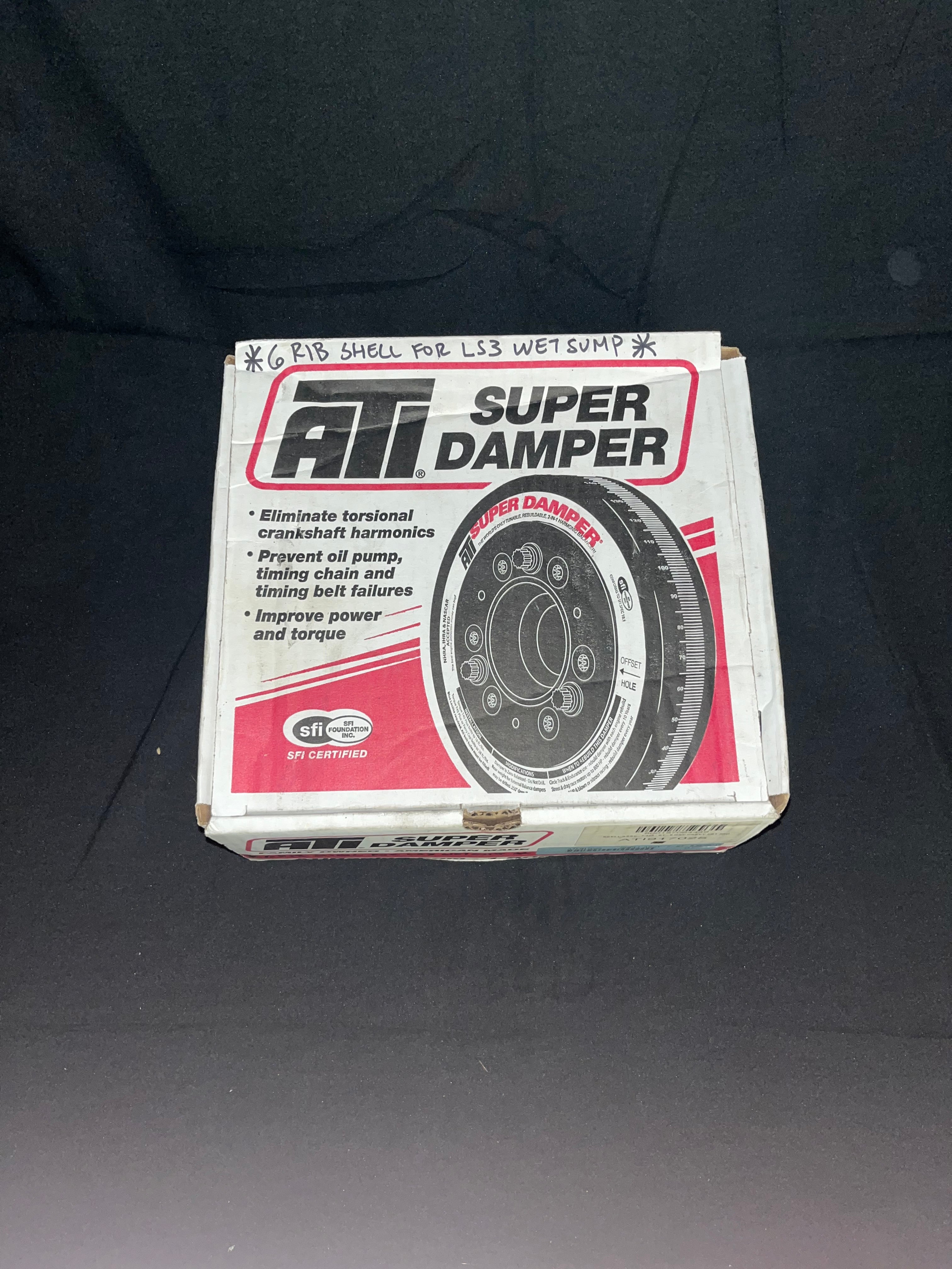 ATI Balancer 6-Rib Shell for LS3 Wet Sump – Five Bar Motorsports